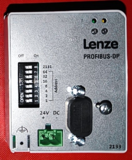 MODUŁ KOMUNIKACJI Lenze EMF2133IB PROFIBUS DP 2131 PANEL FALOWNIK 8200 ...