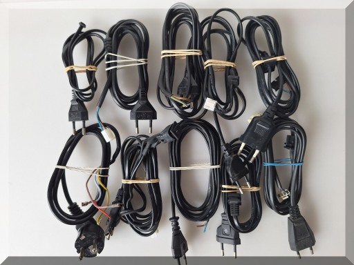 Przewody zasilające 230V kabel zasilający AC 10sztuk | Szczecin ...