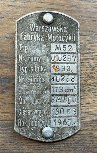Motocykl OSA M52 - w trakcie restauracji | Szczecin | Ogłoszenie na ...