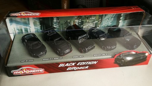 Majorette Black edition Audi R8 Dodge Challenger SRT Demon Mercedes ...