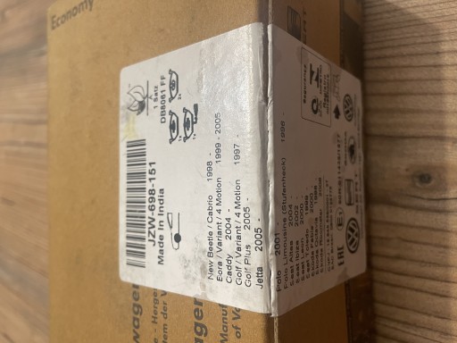 Skoda VW JZW 698 151 klocków hamulcowych | Koziegłowy | Kup teraz na ...