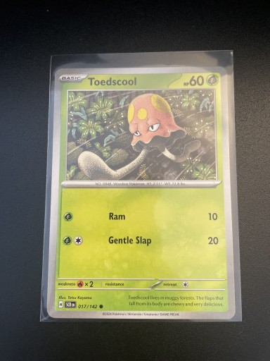 Toedscool 017/142 Stellar Crown Pokemon TCG | Zielona Góra | Kup teraz na Allegro Lokalnie