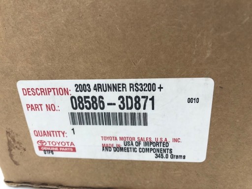 TOYOTA OEM Alarm VIP Security System RS3200 Plus | Kozubszczyzna | Kup ...