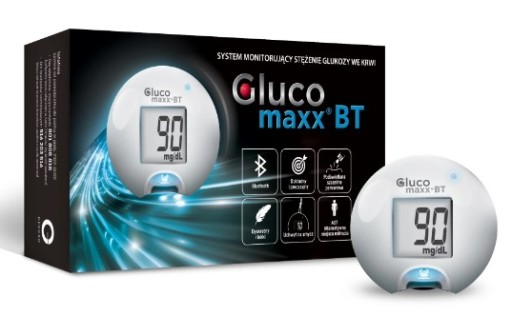 Glukometr paski Glucomaxx BT Bluetooth | Łódź | Kup teraz na Allegro ...