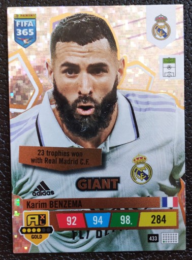 Karta FIFA 365 Karim Benzema Giant 433 | Olsztyn | Kup teraz na Allegro ... Karta FIFA 365 Karim Benzema Giant 433 | Olsztyn | Kup teraz na Allegro ...