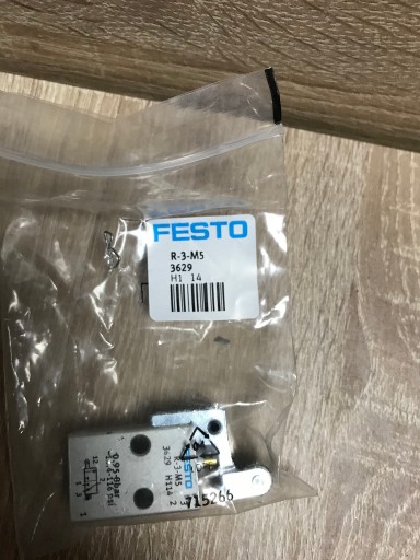 Zawór dźwigniowy z rolką Festo R-3-M5 3629, krańcówka pneumatyczna ...