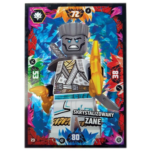 Karta LEGO Ninjago S8 nr 23 Skrystalizowany ZANE | Libiąż | Kup teraz na Allegro Lokalnie