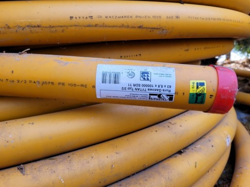 Rura gazowa Tytan PE100 RC 63x5 8 SDR11 | Wschowa | Kup teraz na Allegro Lokalnie