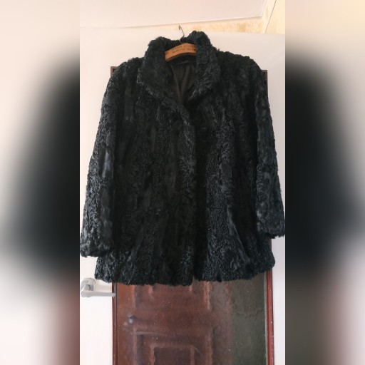 Futro damskie czarne karakuł roz M karakuły | Kraków | Kup teraz na ...