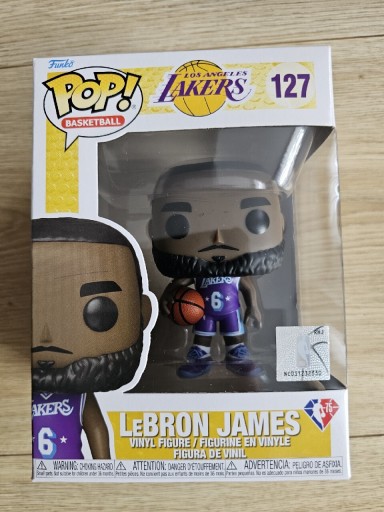 Lebron James Los Angeles Lakers #127 figurka NBA Funko Pop Basketball ...