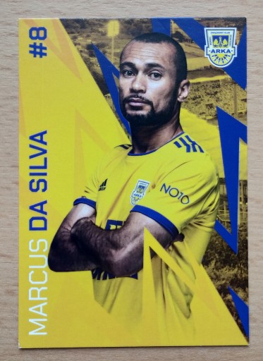 Oficjalna karta Arka Gdynia 22/23 Marcus Da Silva | Olsztyn | Kup teraz ...