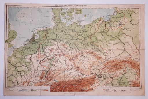 Mapa fizyczna i polityczna III Rzeszy jesień 1939 | Warszawa ...