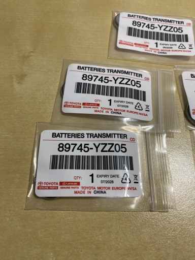 Bateria pilota Lexus Toyota CR2032 89745YZZ05 | Poznań | Kup teraz na ...
