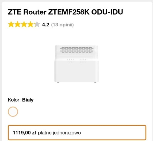 ROUTER ZEWNETRZNY LTE ZTE MF258 | Zielona Góra | Kup teraz na Allegro ...