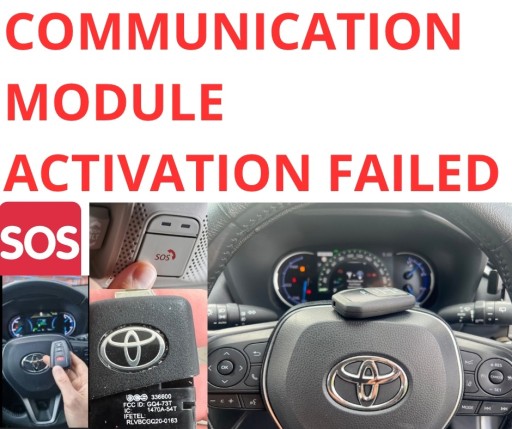 Communication Module Activation Failed Naprawa usterki Toyota Lexus ...