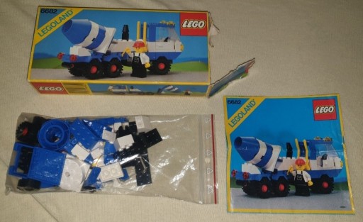 LEGO Legoland 6682 Cement Mixer 100% komplet z pudełkiem i instrukcją ...