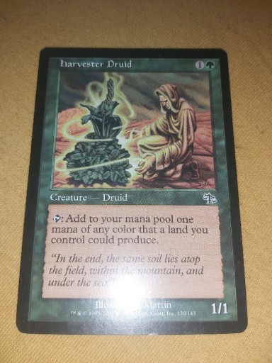 Karta Harvester Druid. Magic The Gathering | Przemyśl | Kup teraz na Allegro Lokalnie