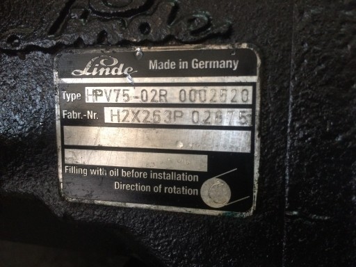 Pompa hydrauliczna tloczkowa HPV75 02R linde | Dobrodzień | Kup teraz ...