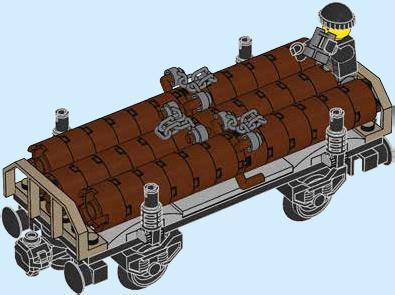 LEGO 60198 Wagon z drewnem i złodziejem 60336 60337 60335 60508 60470 ...
