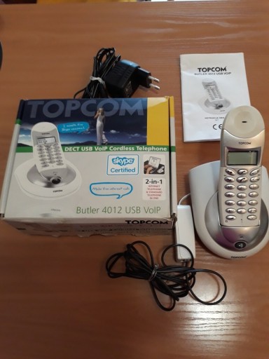 Aparat telefoniczny Topcom Butler 4012 USB Volp | Ostrołęka | Kup teraz ...