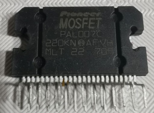 Koncowka mocy PAL007C Pioneer | Ścinawka Średnia | Kup teraz na Allegro ...