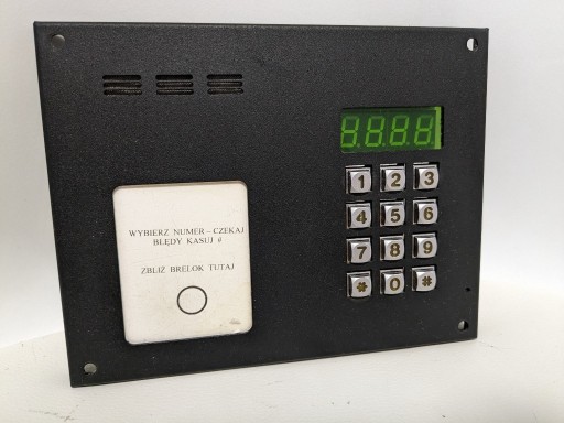 DOMOFON PANEL CYFROWY RFID do bloku Wielorodzinny | Nowy Tomyśl | Kup ...