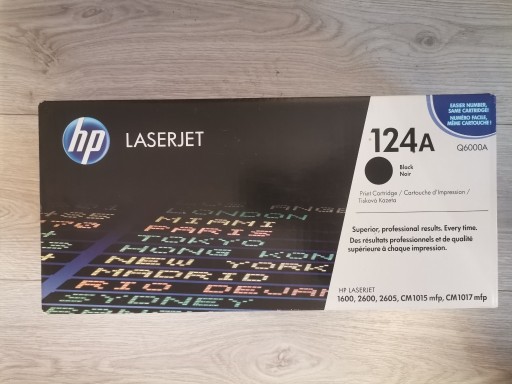 HP 124A Black Original LaserJet Toner Cartridge | Toruń | Kup teraz na ...