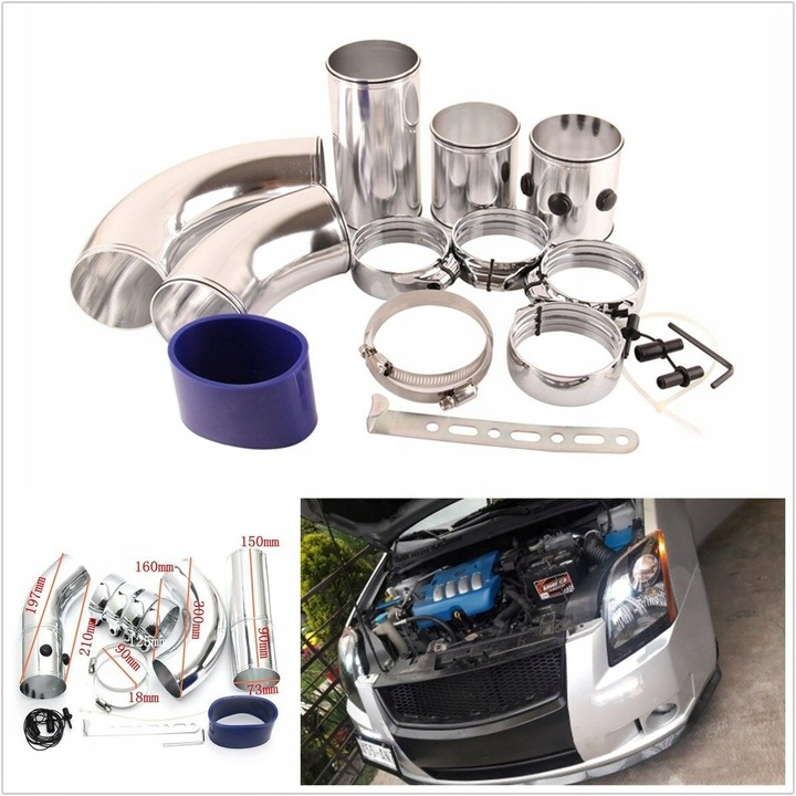 Układ dolotowy regulowany SYSTEM INTAKE ADJUSTABLE ALUMINIUM CONE UNIWER