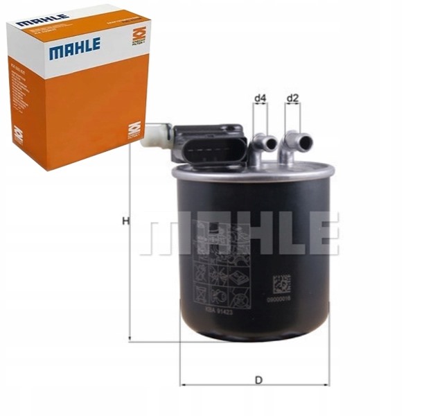 KL 948 FILTER FUEL KNECHT DO MERCEDES B 160 CDI 180