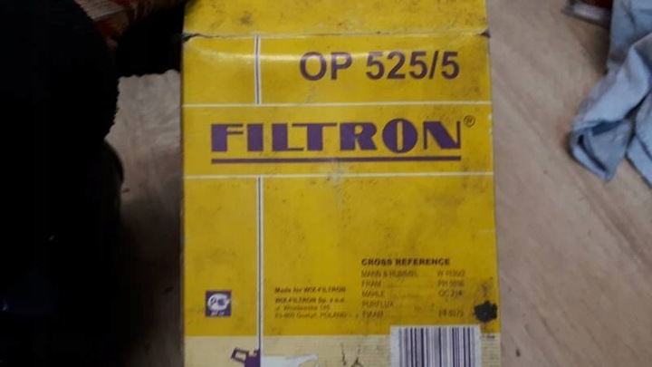 OP 525 FILTER OILS AUDI VOLVO VW OP525