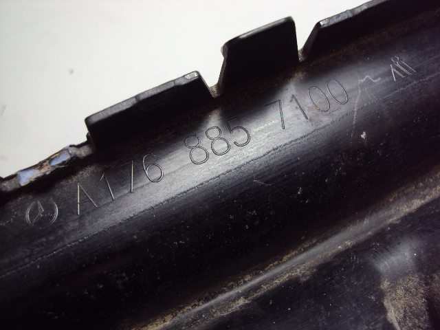 A1768857100 SPOILER DIFFUSOR BUMPER REAR MERCEDES W176 AMG