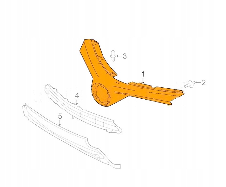531010R130 GRILLE TOYOTA RAV 4 16- 531010R130 NEW CONDITION