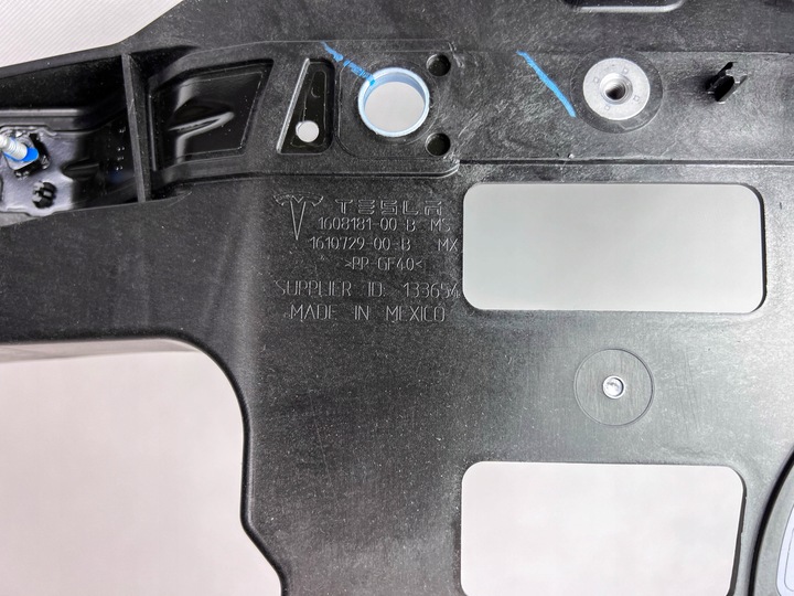 1608181-00-B TESLA MODEL S BELT REINFORCER FRONT SET 1608181-00-B