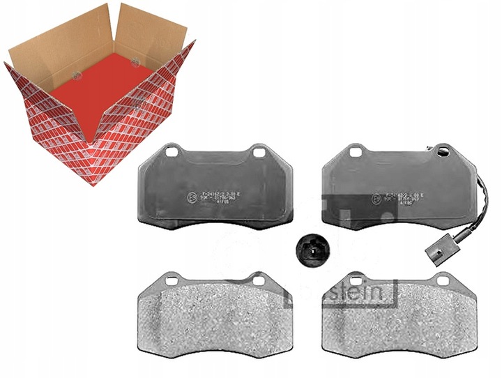 FEB116011/RS5 FEBI PADS HAMULC. ALFA ROMEO MITO 1,4TB 08- PRZO