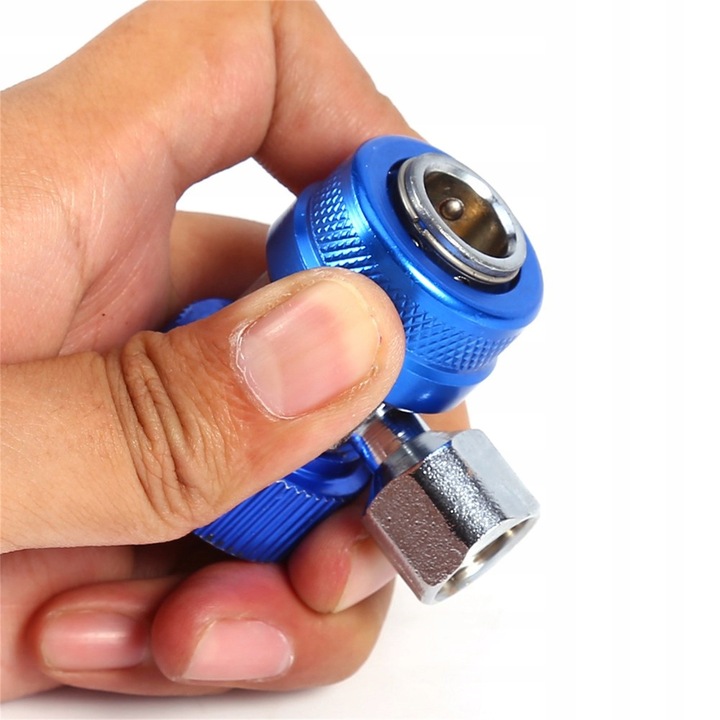 QC00078 2X R134A AC AIR CONDITIONING ADJUSTABLE QUICK-DISCONNECT