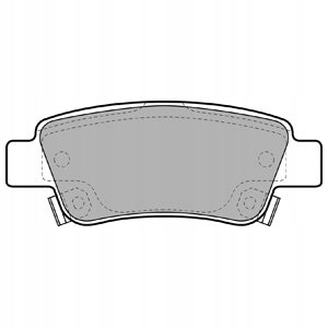 LP2047 PADS BRAKE DELPHI LP2047