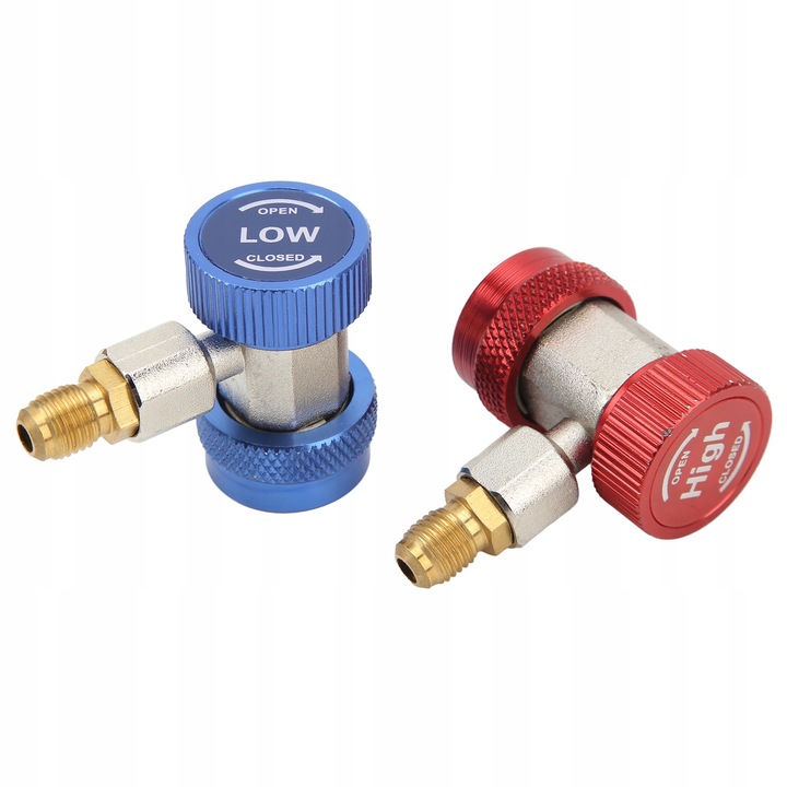 QC00078 2X R134A AC AIR CONDITIONING ADJUSTABLE QUICK-DISCONNECT