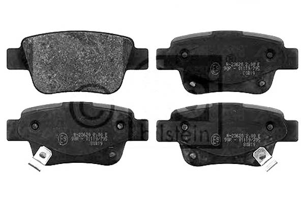 16652 PADS BRAKE TOYOTA AVENSIS 03-09 REAR Z CZUJ.