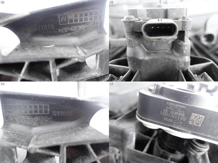 9465525 BMW X5 G05 18- RADIATOR GRILLE LOUVERS CURTAIN GRILLE FRONT