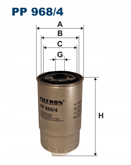 PP 968/4 FILTER FUEL