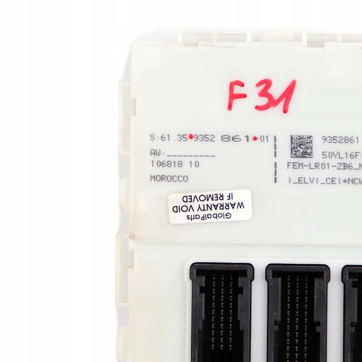 9352861 BMW F20 F22 F30 F32 CONTROLLER MODULE CONTROL UNIT FEM