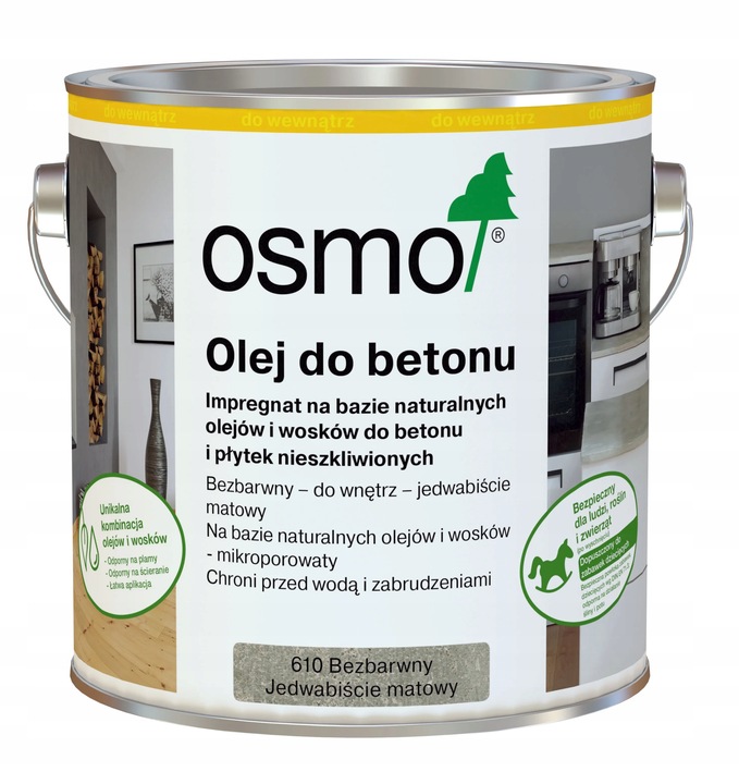 Osmo oil for concrete clear 610 2,5l 🏷️ 144 € ⏩ It pays to buy online