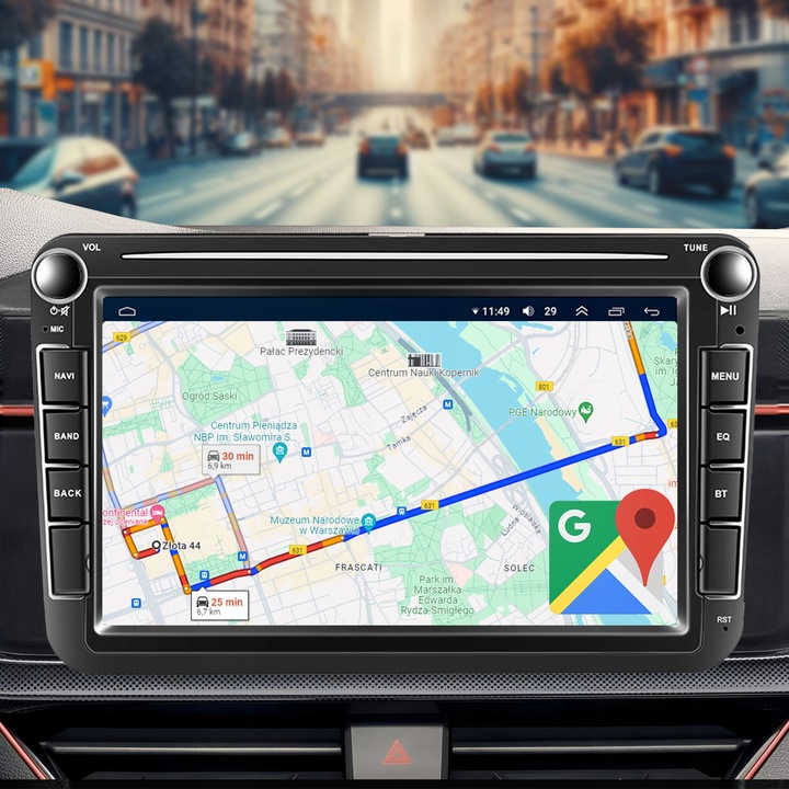 Buy RADIO ANDROID VW PASSAT B6 B7 GOLF 5 V 6 VI GPS SEAT GOLF 2 DIN 2GB/32GB (used, new ...