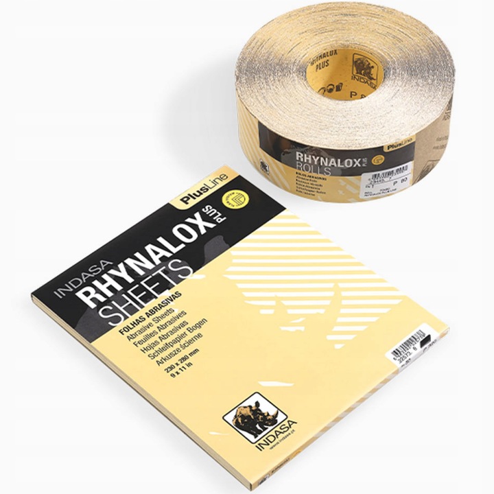 INDASA PLUS PAPIER SCIERNY ROLL 115MM P120 50M