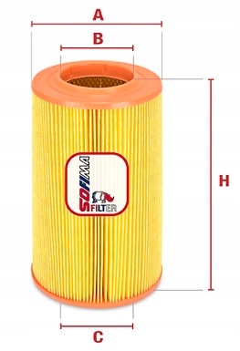 S 7628 A FILTER AIR S 7628 A