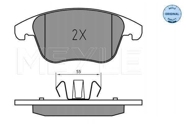 025 222 6920 PADS BRAKE FRONT 025 222 6920 MEYLE FORD