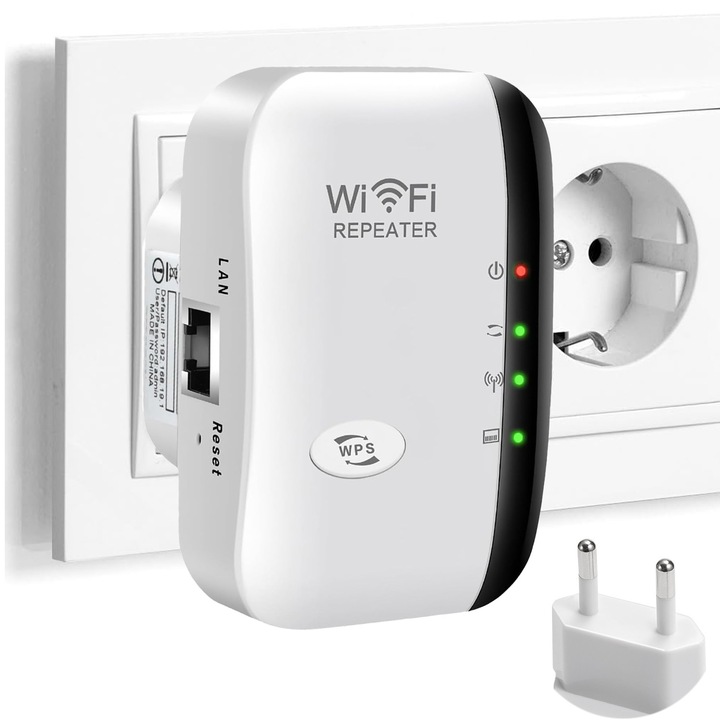 SILNÝ ZOSILŇOVAČ WI-FI SIGNÁLU REPEATER ACCESS POINT ROUTER 2,4 GHZ 300 ...