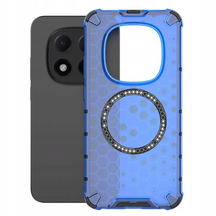Etui do Xiaomi Redmi Note 15 Pro+ Plus 5G Honeycomb Magnetic Ring (Blue ...