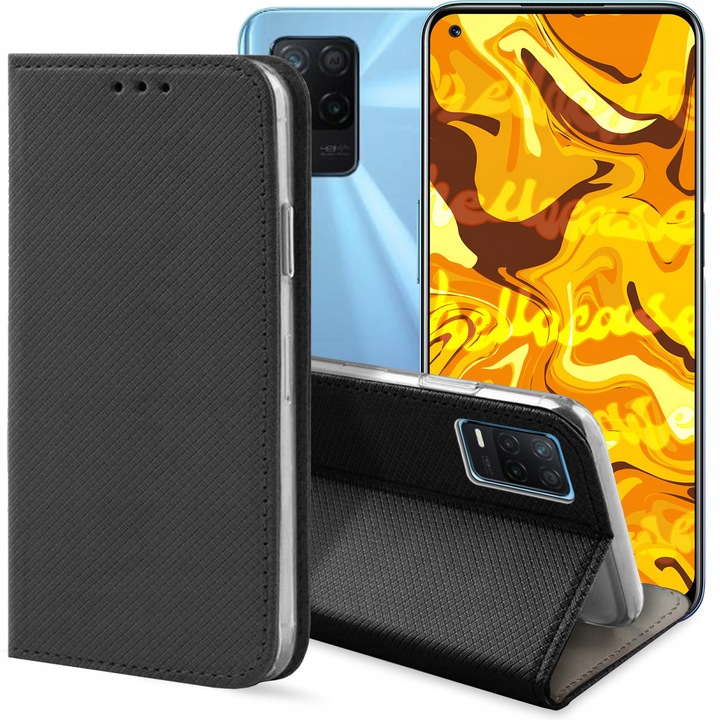 Etui z klapką Hello Case do realme 8 5G czarny - Sklep, Opinie, Cena w ...