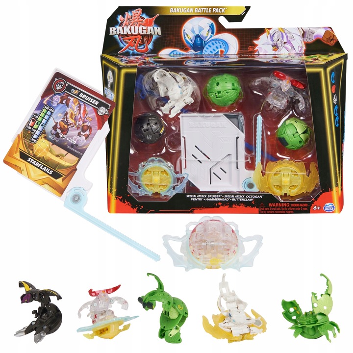Bakugan Battle Pack figurky do hry Special Attack Bruiser Octogan, 5 ...